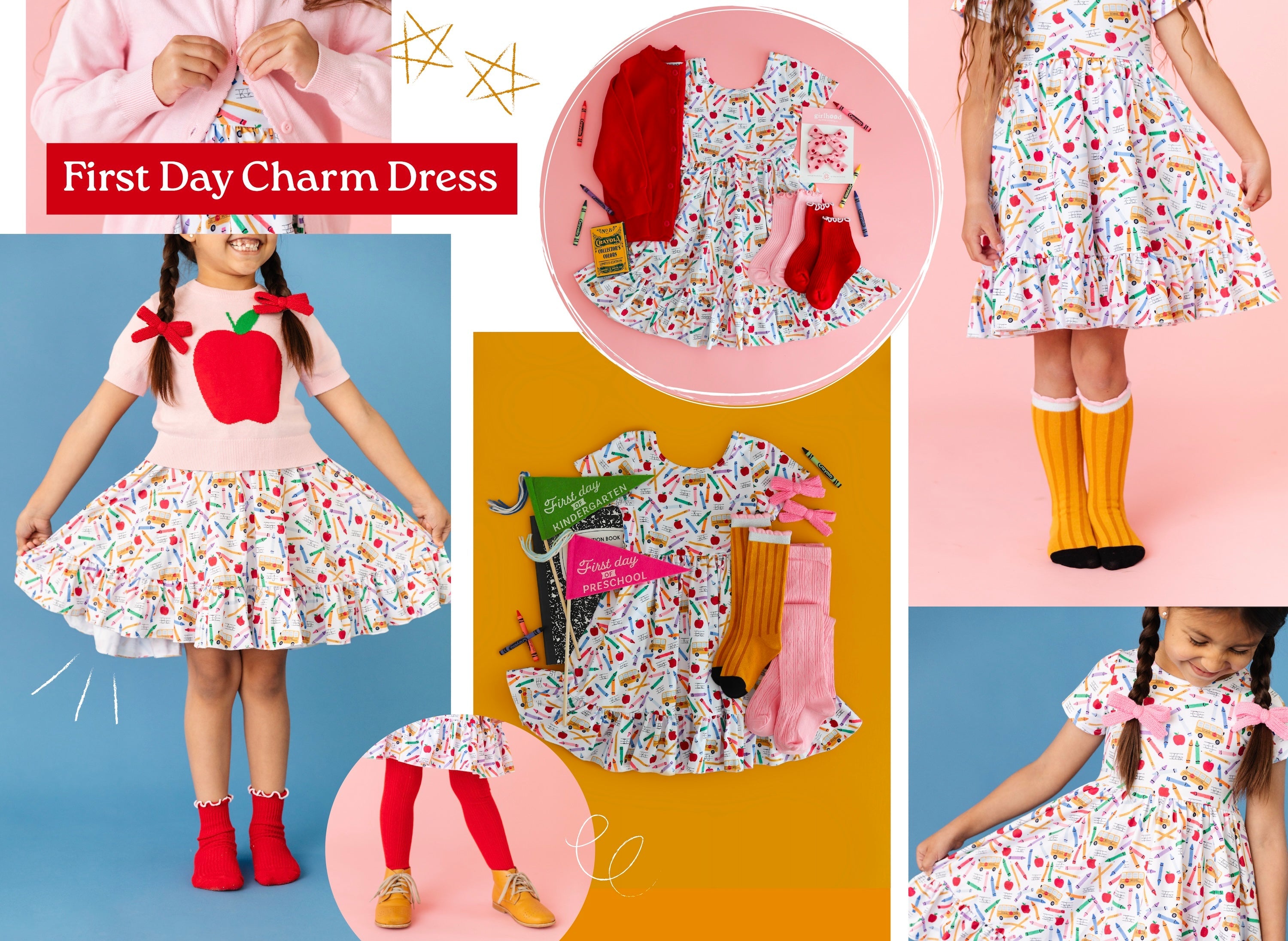 First Day dress pairings – Little Stocking Company