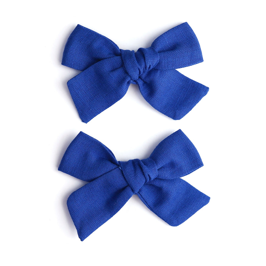 Pigtail Hair Bows for Girls - Velvet, Linen, Patterns & Holiday Bows ...