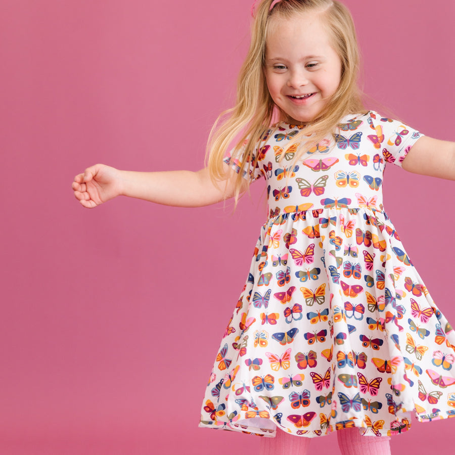 Hand-drawn Print Dresses for Girls. Made for Party & Play! – Little ...