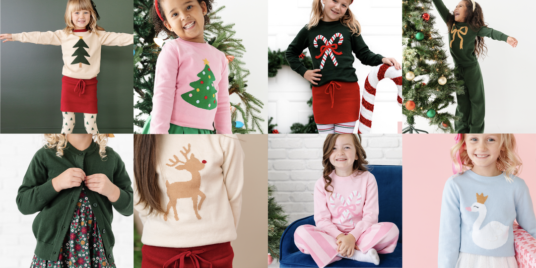Girls' Christmas Sweaters 2024 – Little Stocking Company
