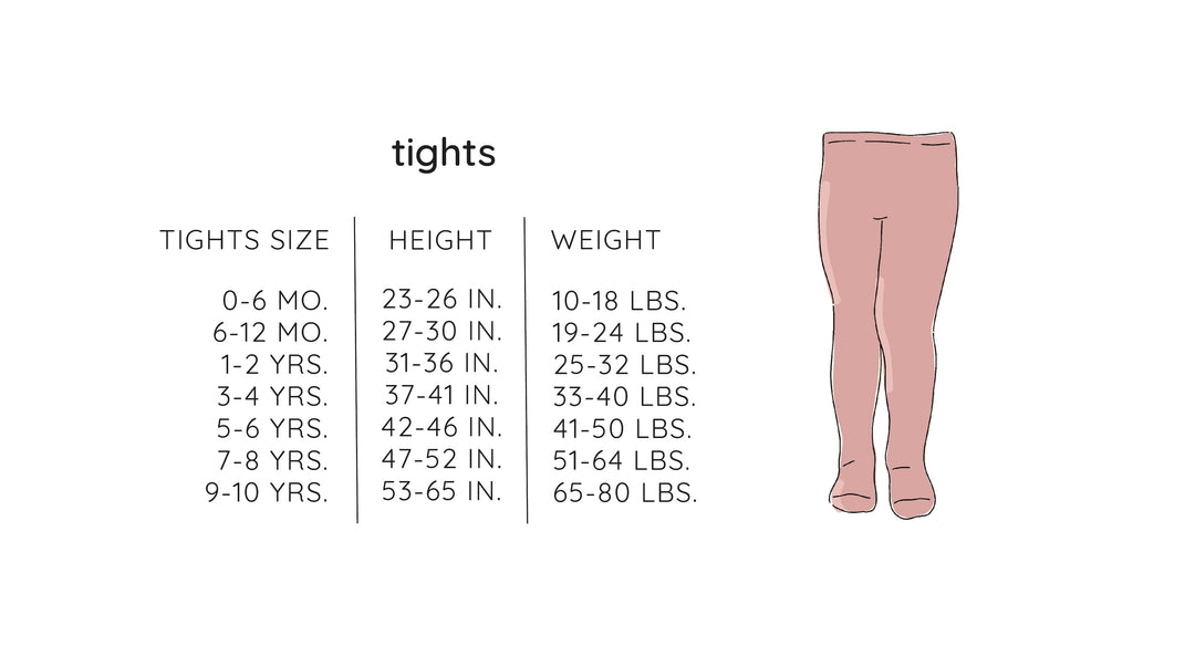 Size Charts – Little Stocking Company