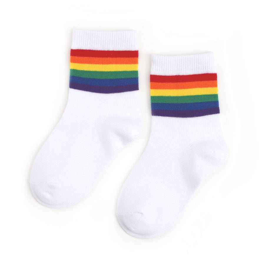 Rainbow Striped Midi Sock – Little Stocking Company